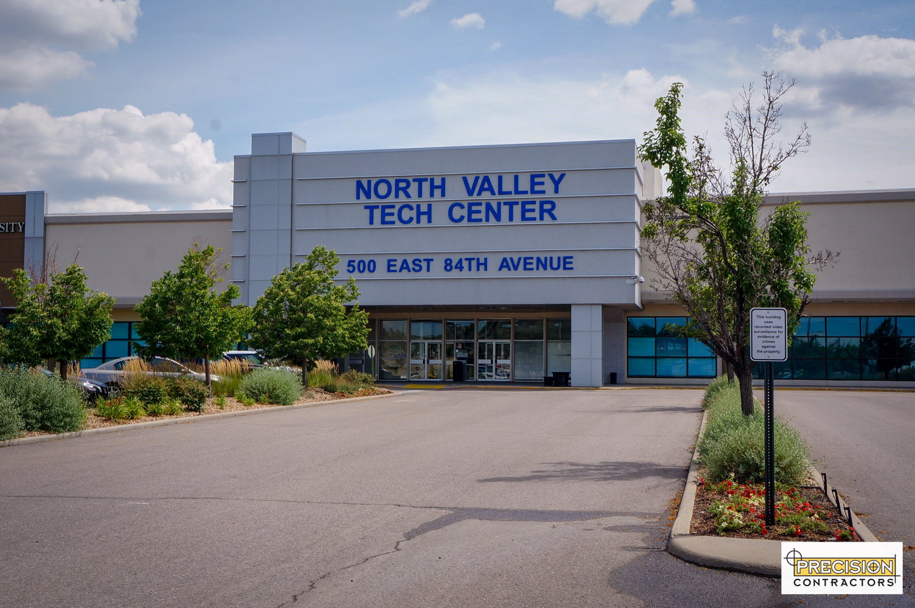 North Valley Tech Center Entrance - Precision Contractors